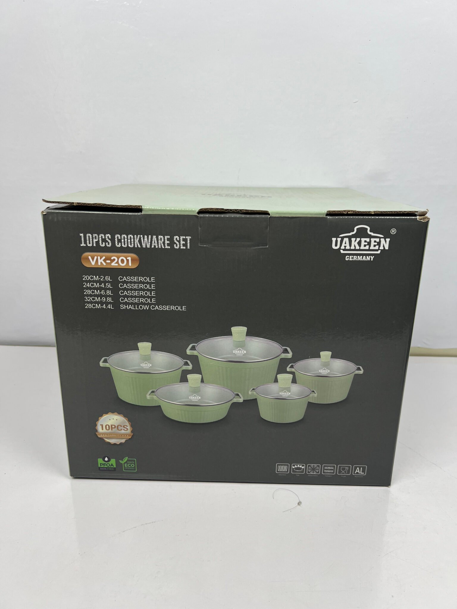 Uakeen Germany Premium Cookware Set - Imported Samaan